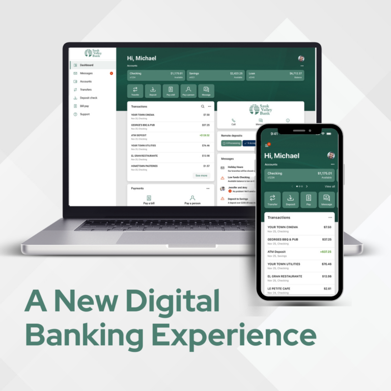 New Digital Banking Experience | Sauk Valley Bank
